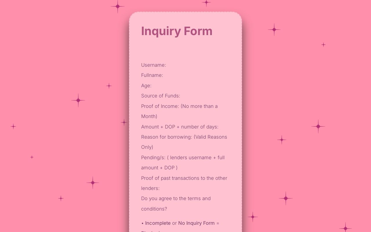 Inquiry Form